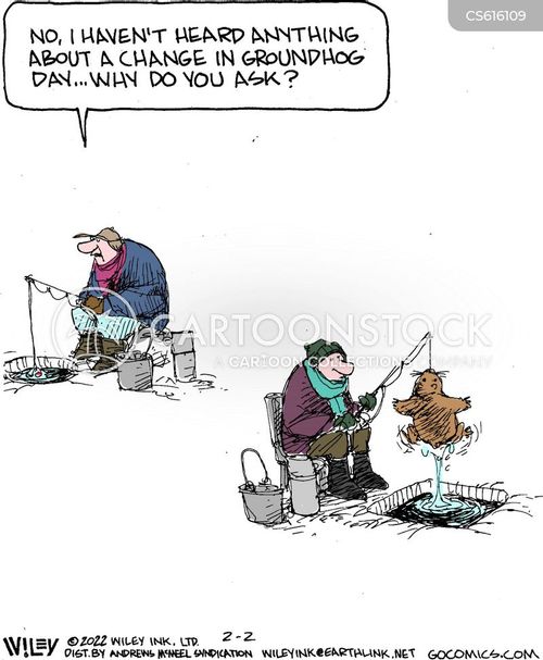 Winter Fishing Cartoons and Comics - funny pictures from CartoonStock