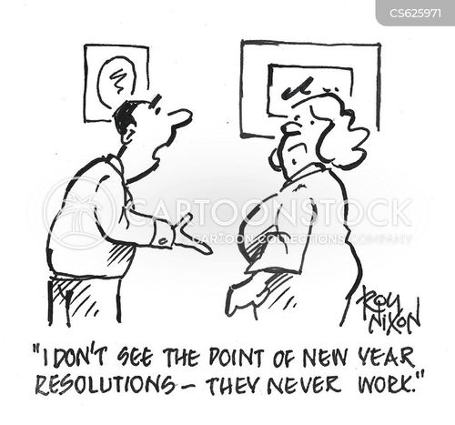 New Year's Resolution Paradox Cartoons and Comics - funny pictures from ...