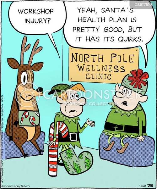 North Pole Labor Cartoons and Comics - funny pictures from CartoonStock