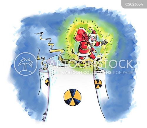 Atomic Christmas Cartoons and Comics - funny pictures from CartoonStock