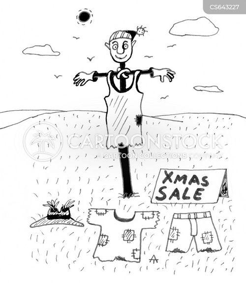 Scarecrow Redesign Cartoons and Comics - funny pictures from CartoonStock