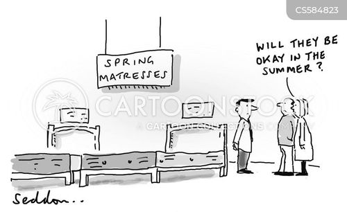 Bed Store Cartoons and Comics - funny pictures from CartoonStock