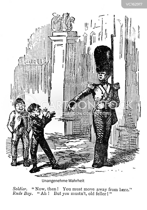 Cartoons und Karikaturen mit Grenadier Guards