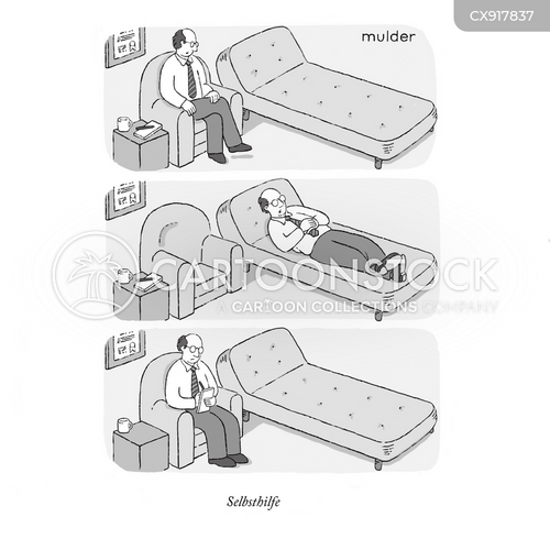 Cartoons und Karikaturen mit Psychologische Genesung