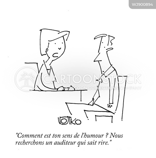 Dessins humoristique et caricaturés avec Comité D'audit