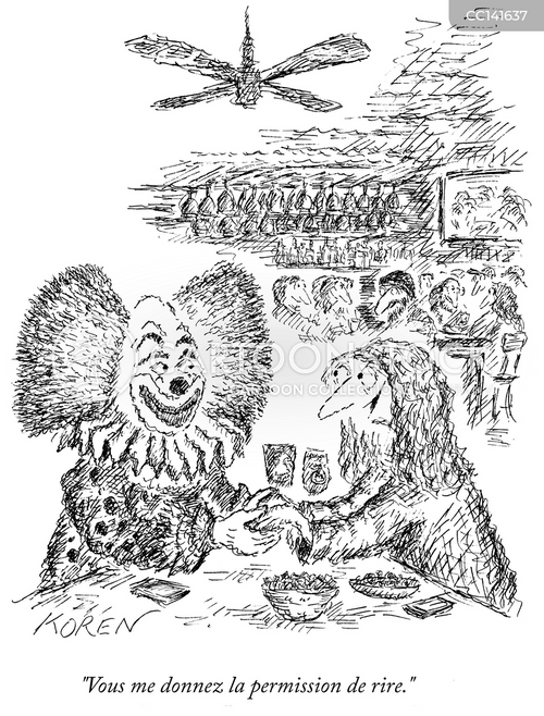 Dessins humoristique et caricaturés avec Cirques