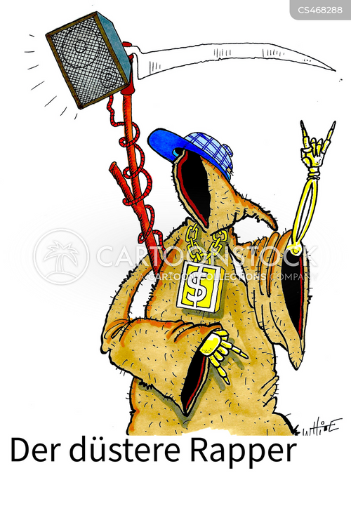 Cartoons und Karikaturen mit Der Sensenmann