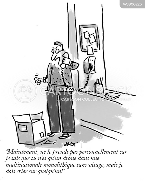 Dessins humoristique et caricaturés avec Ne Le Prends Pas Personnellement