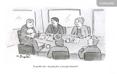 Dessins humoristique et caricaturés avec Mansplaining