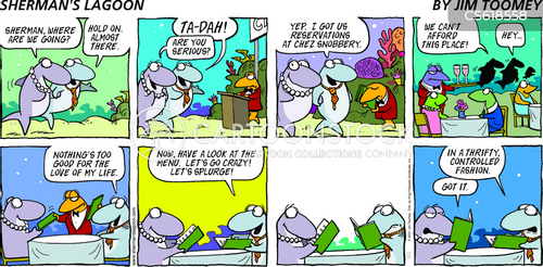 Cartoons und Karikaturen mit Chez Snobbery