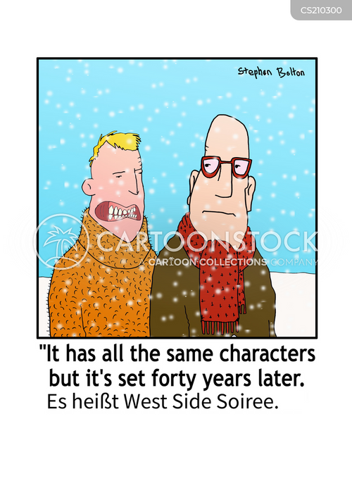 Cartoons und Karikaturen mit Broadways