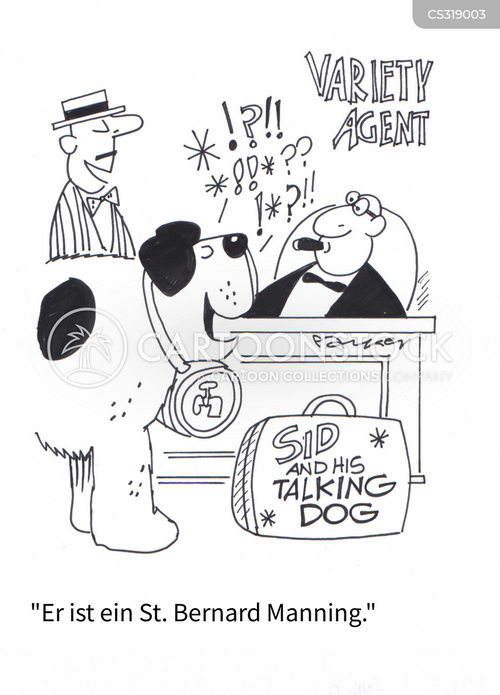 Cartoons und Karikaturen mit St. Bernard