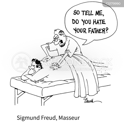 Cartoons und Karikaturen mit Sigmund Freud