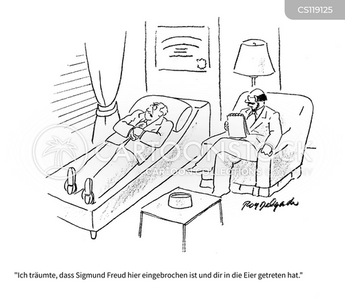Cartoons und Karikaturen mit Sigmund Freud