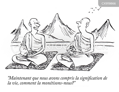 Dessins humoristique et caricaturés avec Tactiques De Monétisation