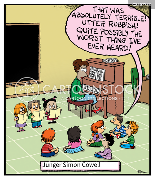 Cartoons und Karikaturen mit Simon Cowell