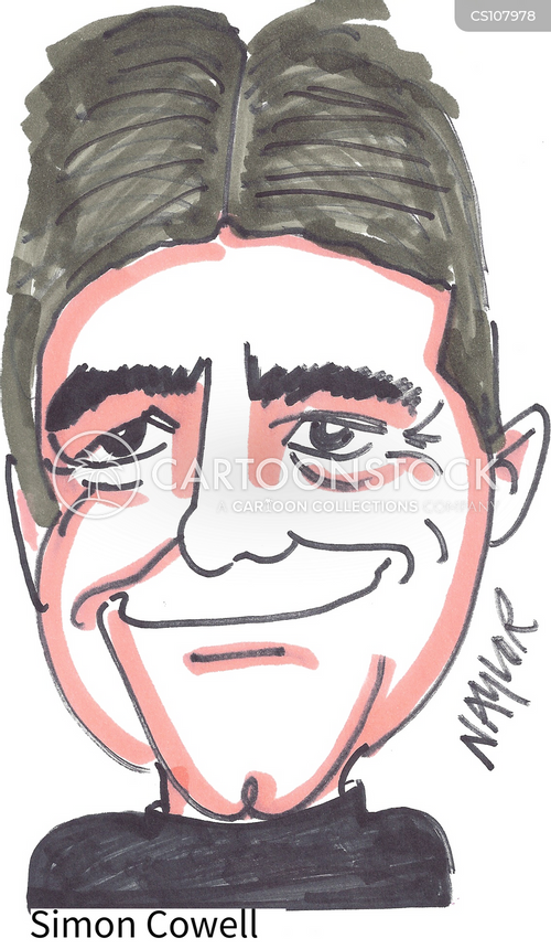 Cartoons und Karikaturen mit Simon Cowell