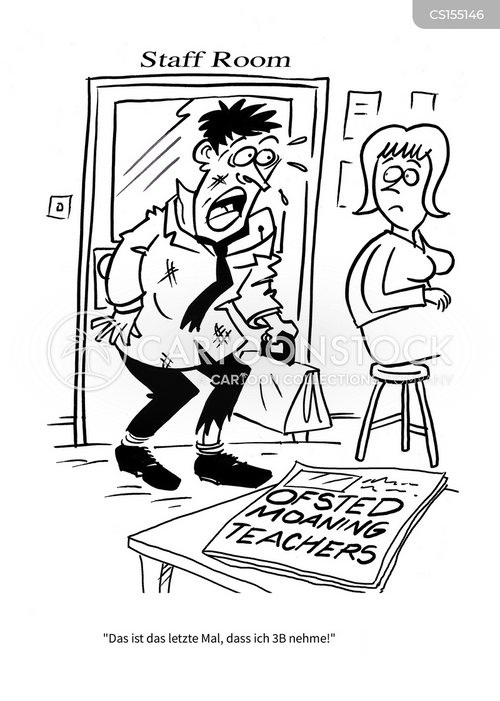 Cartoons und Karikaturen mit Ofsted Inspektionen