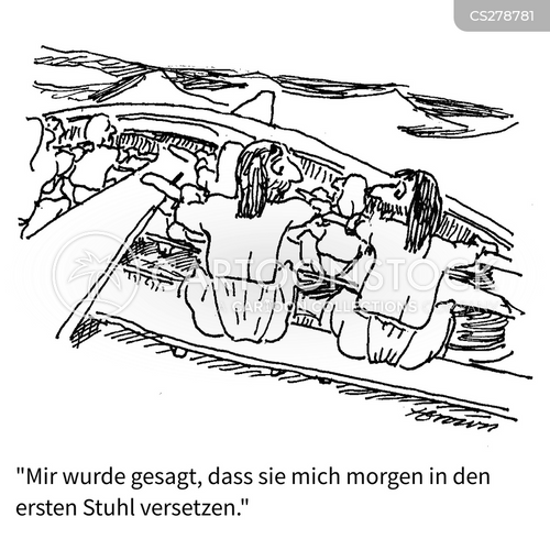 Cartoons und Karikaturen mit Ruderer
