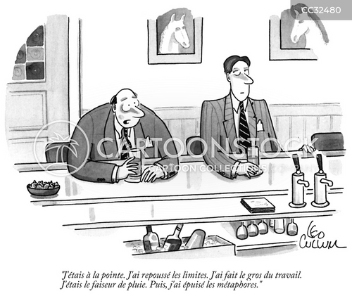 Dessins humoristique et caricaturés avec Schémas Linguistiques