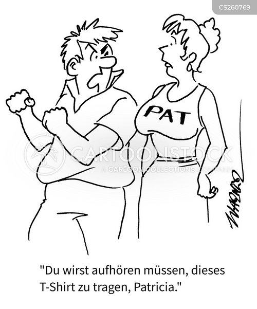 Cartoons und Karikaturen mit Patricia