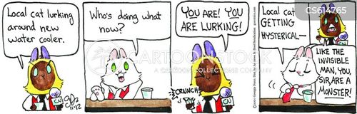 Lurking Cartoons and Comics - funny pictures from CartoonStock