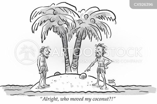 Falling Coconut Cartoons and Comics - funny pictures from CartoonStock