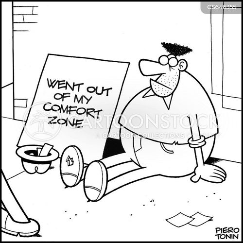 Comfort Zone Cartoons and Comics - funny pictures from CartoonStock