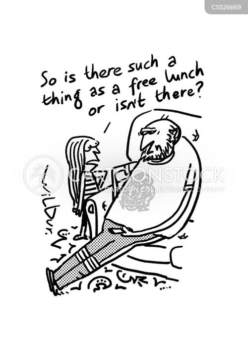 Free Lunch Cartoons and Comics - funny pictures from CartoonStock
