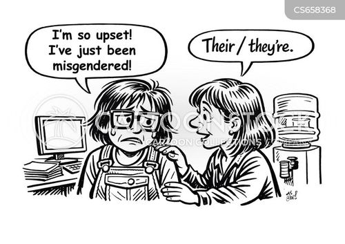 Pronoun-usage Cartoons and Comics - funny pictures from CartoonStock