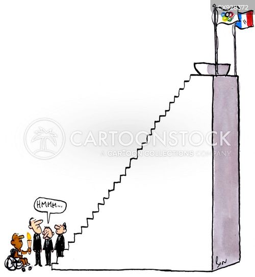 Paralympic Torch Bearer Cartoons and Comics - funny pictures from ...