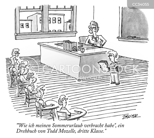 Sommerferien Cartoon