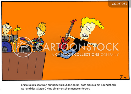 Cartoons und Karikaturen mit Soundcheck