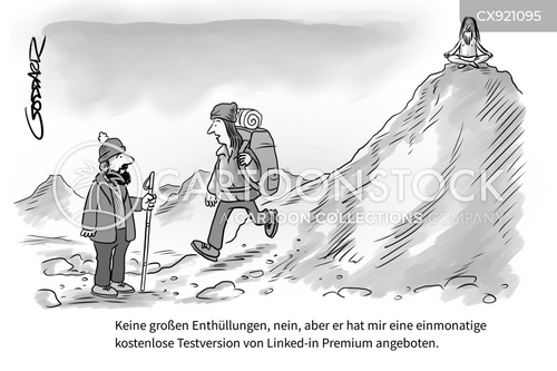 Cartoons und Karikaturen mit Business-networking