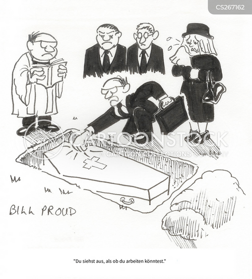 Cartoons und Karikaturen mit Tod Und Behinderung