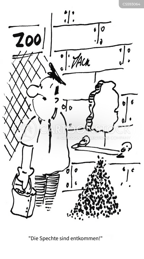 Cartoons und Karikaturen mit Picidae