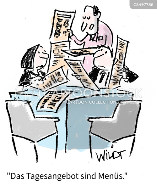 Cartoons und Karikaturen mit Zu Viele Optionen