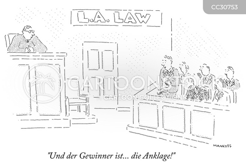 Cartoons und Karikaturen mit Amerikanische Gerechtigkeit