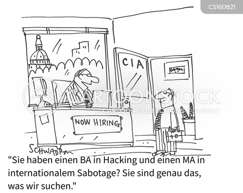 Cartoons und Karikaturen mit Cia Agent