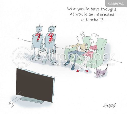 Robot Sport Cartoons and Comics - funny pictures from CartoonStock