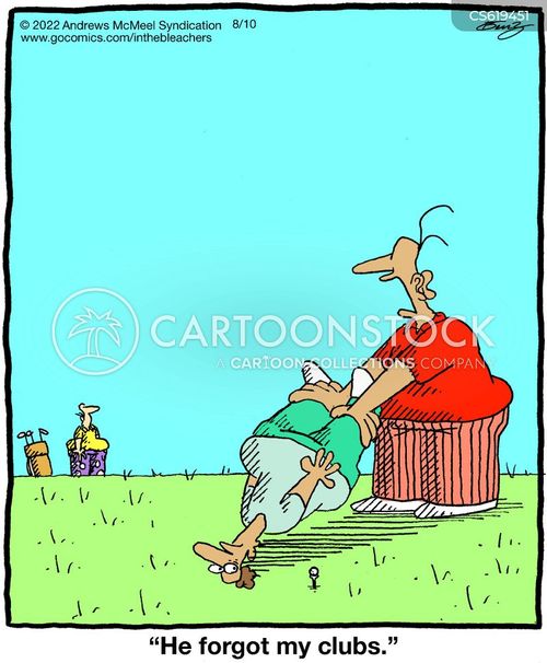 Golf Equipment Cartoons and Comics - funny pictures from CartoonStock