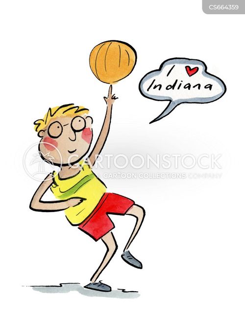 Hoosier Hysteria Cartoons and Comics - funny pictures from CartoonStock