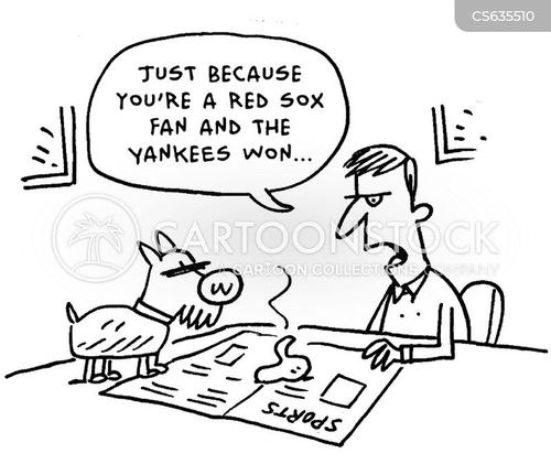 Baseball Rivalry Cartoons and Comics - funny pictures from CartoonStock