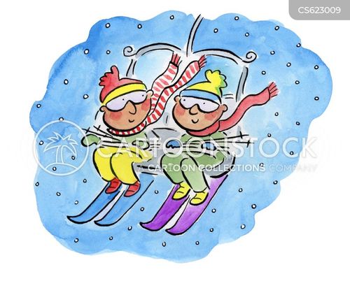 Ski Resort Cartoons and Comics - funny pictures from CartoonStock