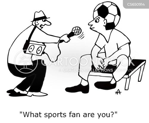 Sports Fan Cartoons and Comics - funny pictures from CartoonStock