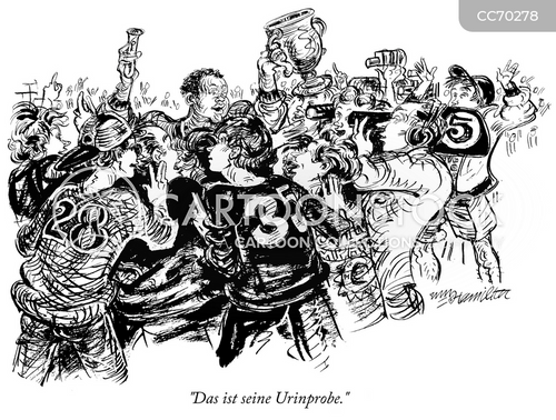 Cartoons und Karikaturen mit Anti-doping