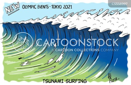 Tsunami Cartoons and Comics - funny pictures from CartoonStock