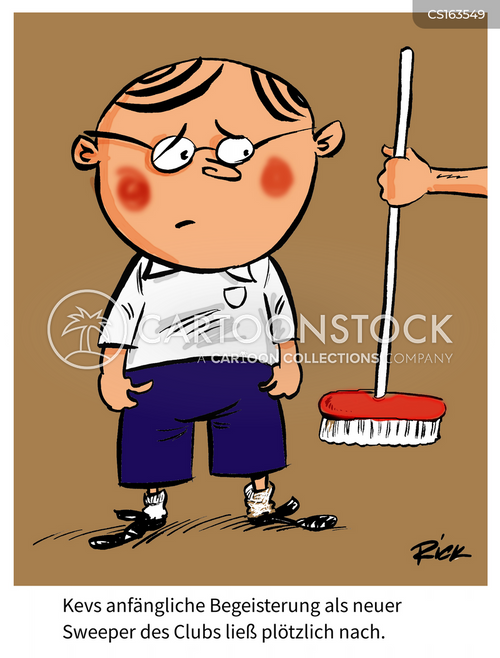 Cartoons und Karikaturen mit Sweeper