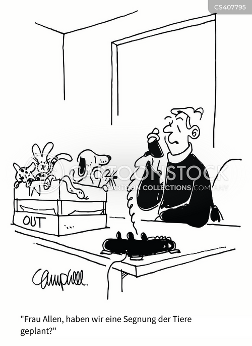 Cartoons und Karikaturen mit St. Franziskus Von Assisi