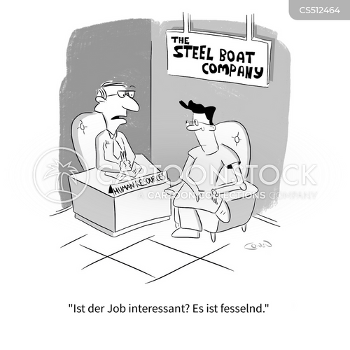 Cartoons und Karikaturen mit Aufregende Berufe